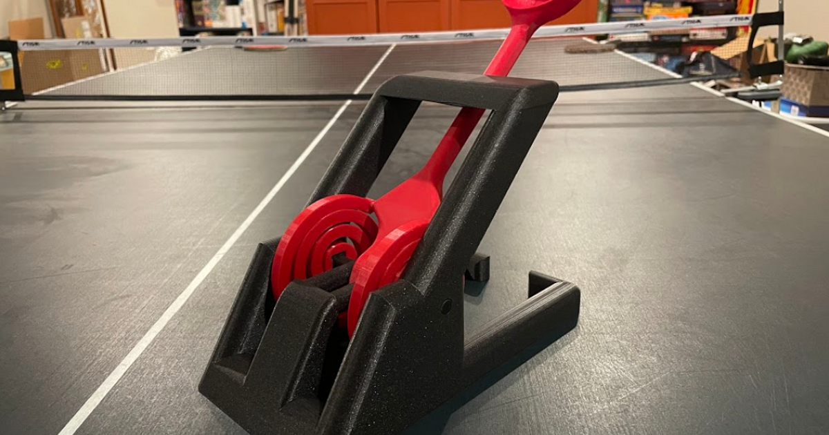 100% 3D Printed Catapult by Loading_Rules | Download free STL model ...