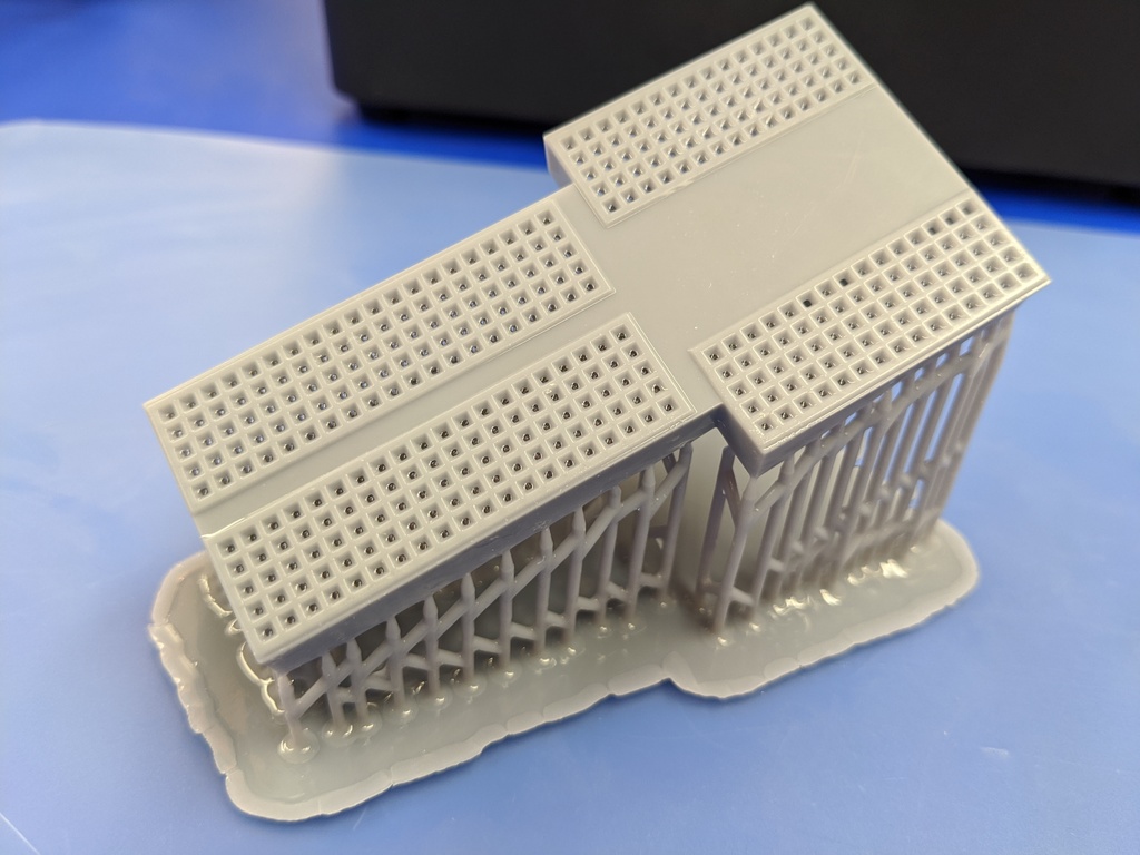 SLA ESP8266/NodeMCU/Wemos dev breadboard by sprior | Download free STL ...