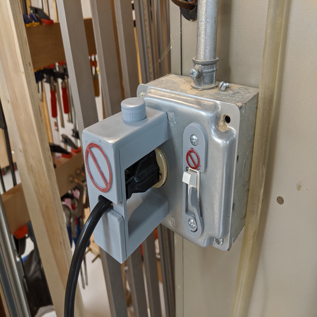 Power Cord Lock by sprior | Download free STL model | Printables.com