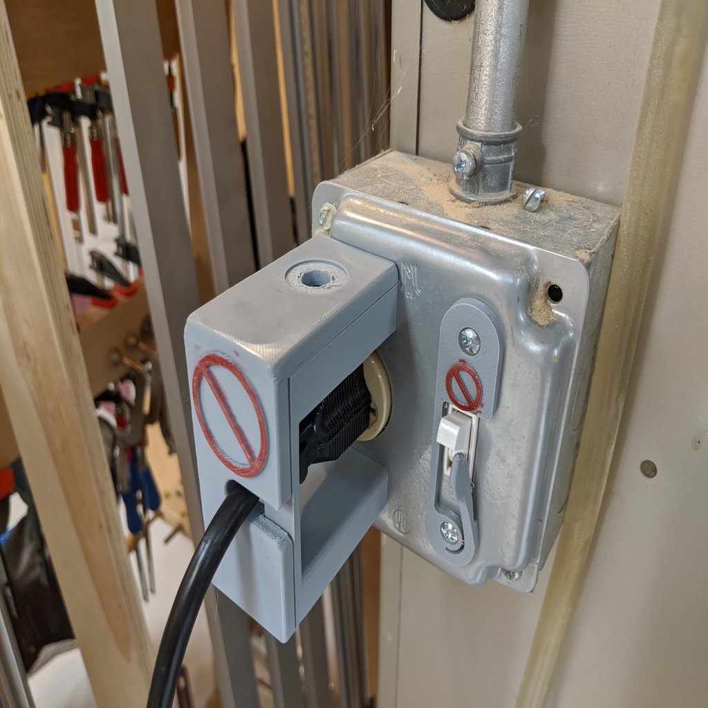 Power Cord Lock by sprior | Download free STL model | Printables.com