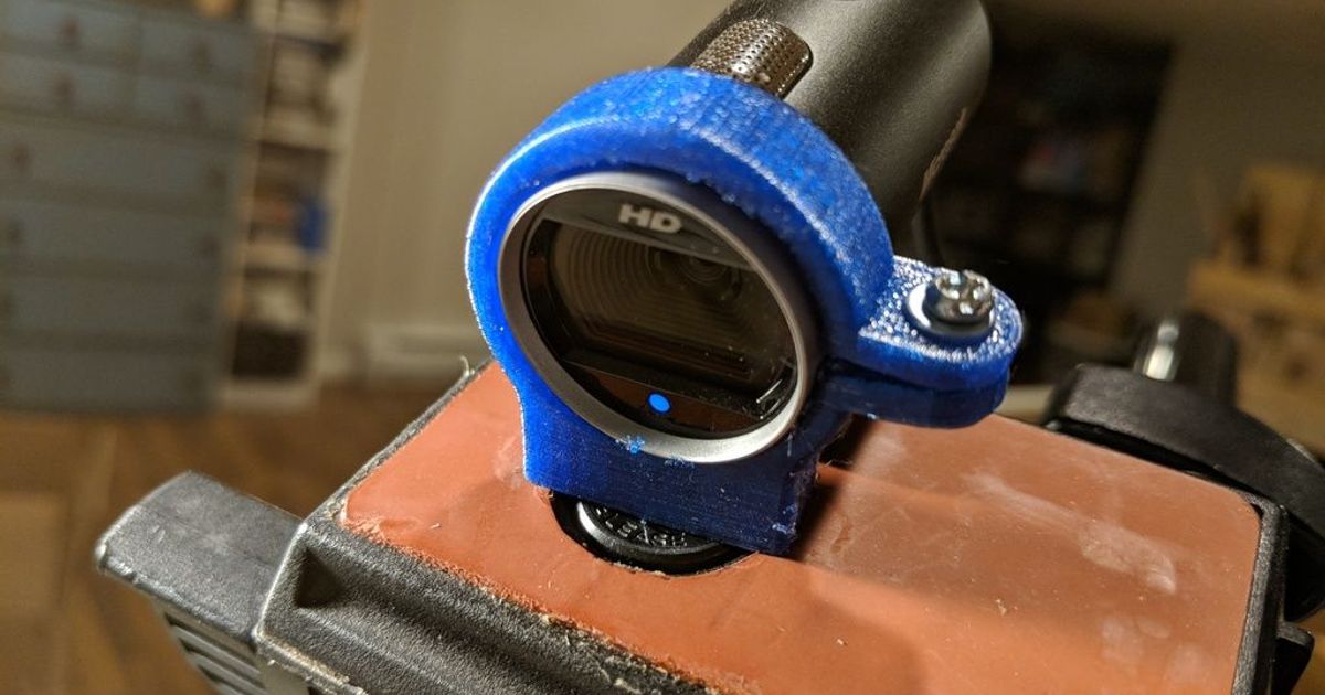 Tripod mount for Microsoft Lifecam Cinema by sprior | Download free STL ...