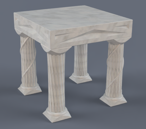 A Mini-Table, for your books and things! by mobiobi | Download free STL ...