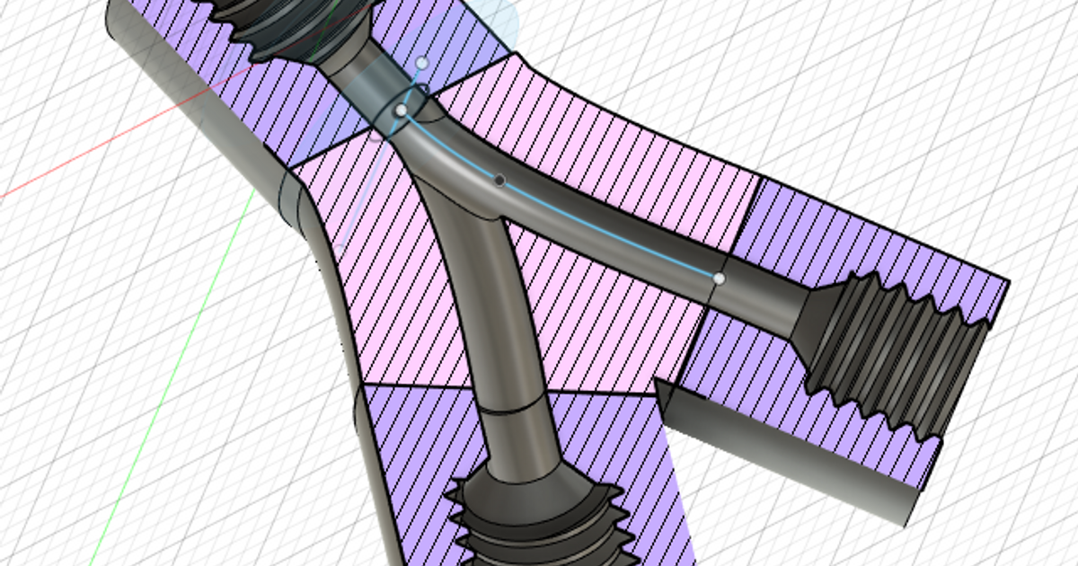 Y-Junction for PTFE Tube to PTFE Tube by Farril | Download free STL ...