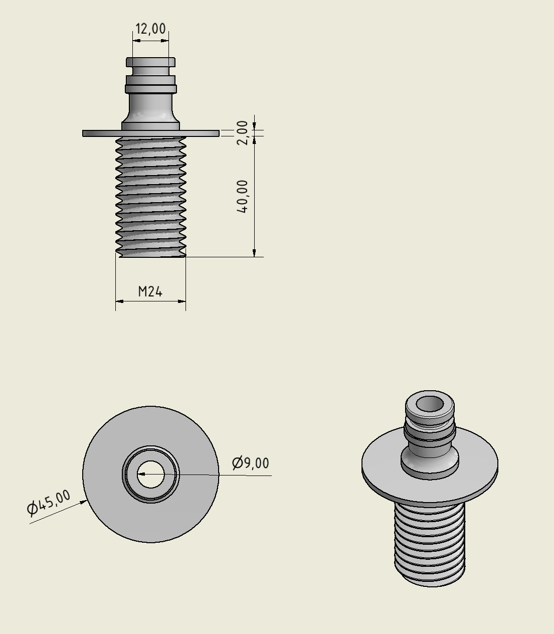 IBC Container Schlauchanschluss / IBC Container Hose Connector by Jim ...