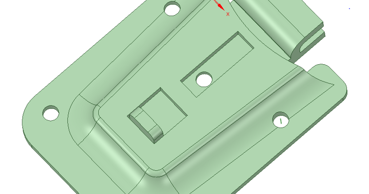 Sliding door mechanism by mjk_boron | Download free STL model ...