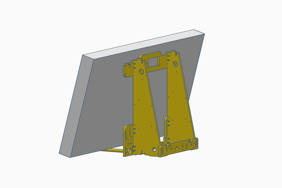 3d printer frame phone stand by aRGiRob | Download free STL model ...