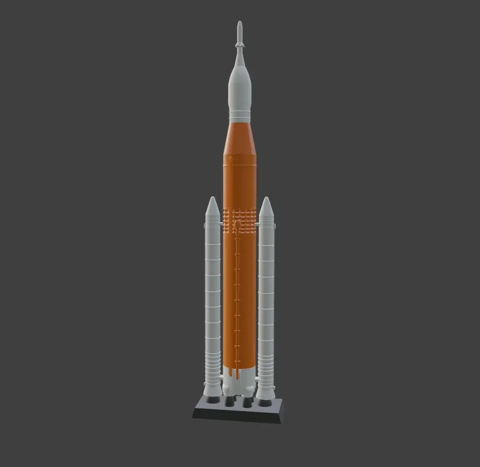 Color Divided SLS Rocket by tomljr2 | Download free STL model ...