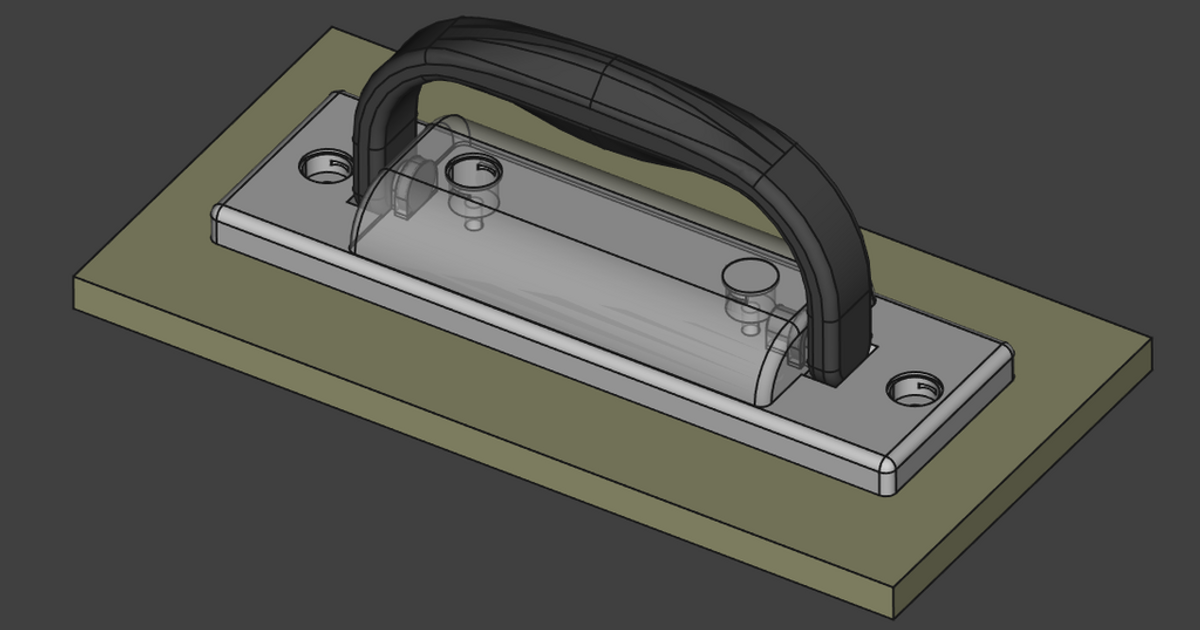 Suitcase handle by Rutkowski | Download free STL model | Printables.com