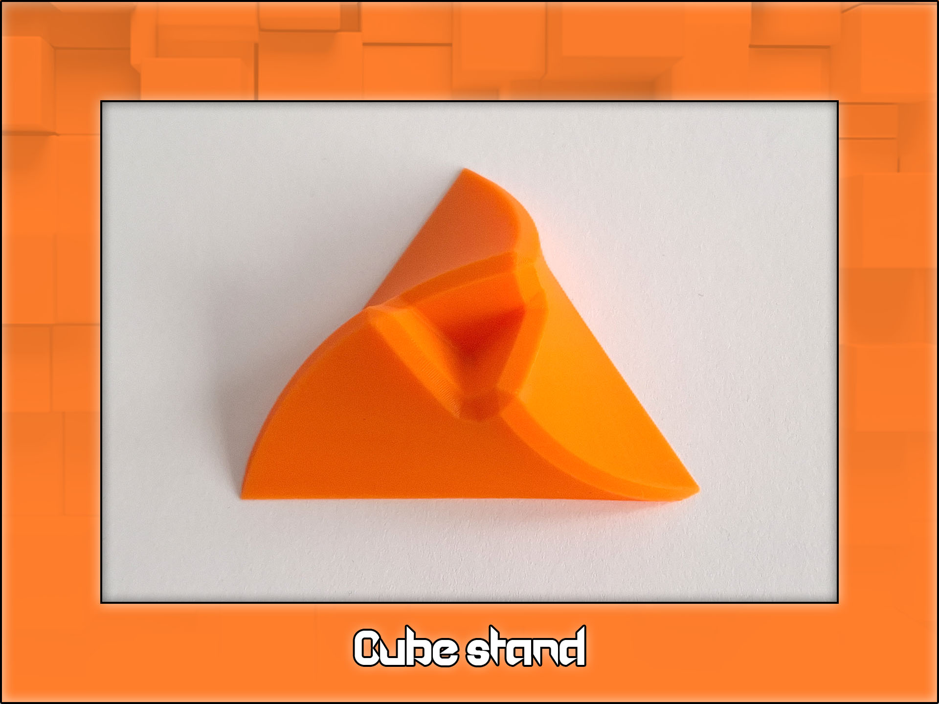 Cube stand by Piketooth | Download free STL model | Printables.com