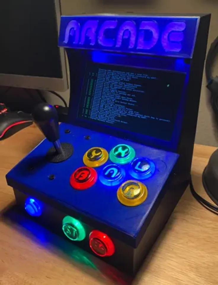 RASPBERRY Pi ARCADE Machine by p0tty | Download free STL model ...