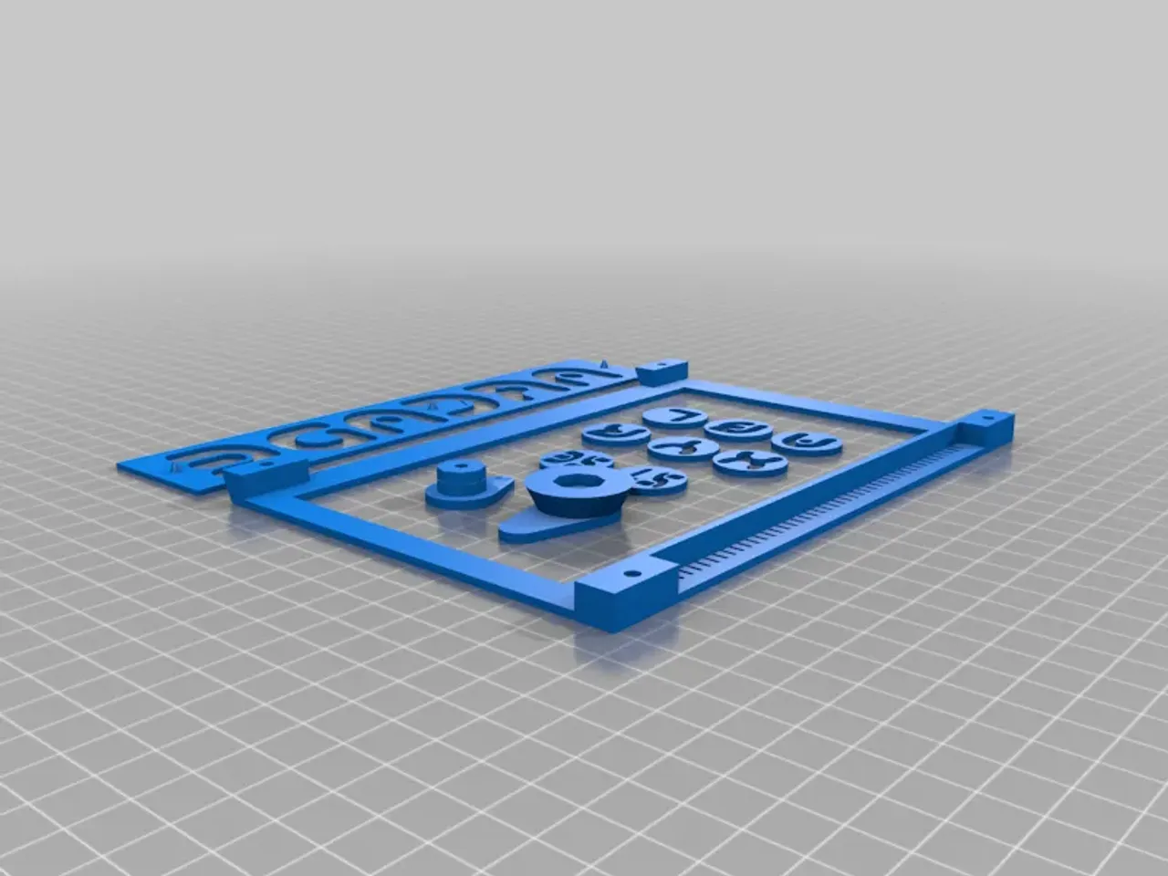 RASPBERRY Pi ARCADE Machine by p0tty | Download free STL model ...