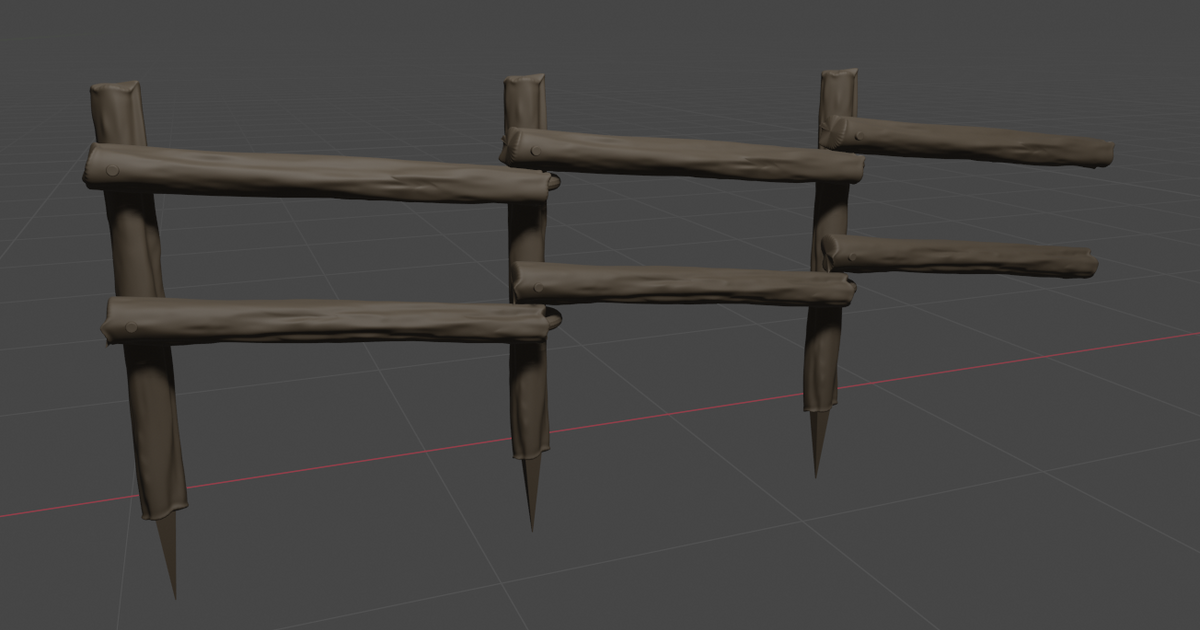 Small fence by Gabriel | Download free STL model | Printables.com