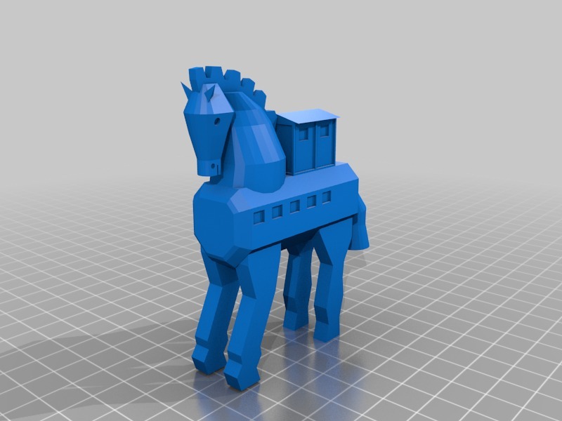 Troy horse by orto | Download free STL model | Printables.com