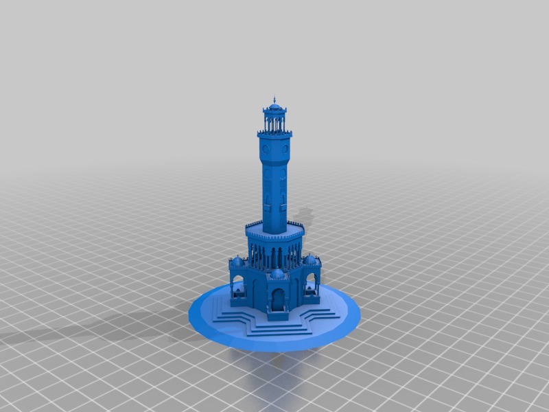 Clock Tower_Izmir by orto | Download free STL model | Printables.com