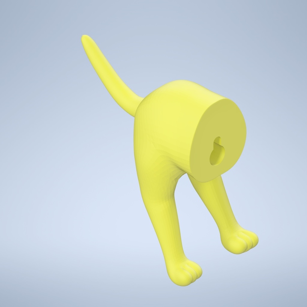 Dog Hook with Keyhole Slot by Smiksky | Download free STL model ...