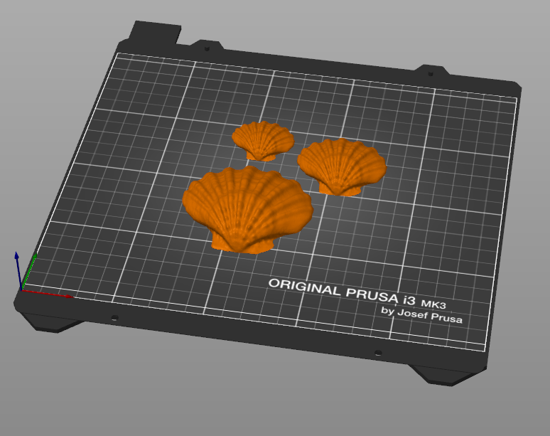 Three Shells fridge magnets by Kiwibloke | Download free STL model ...