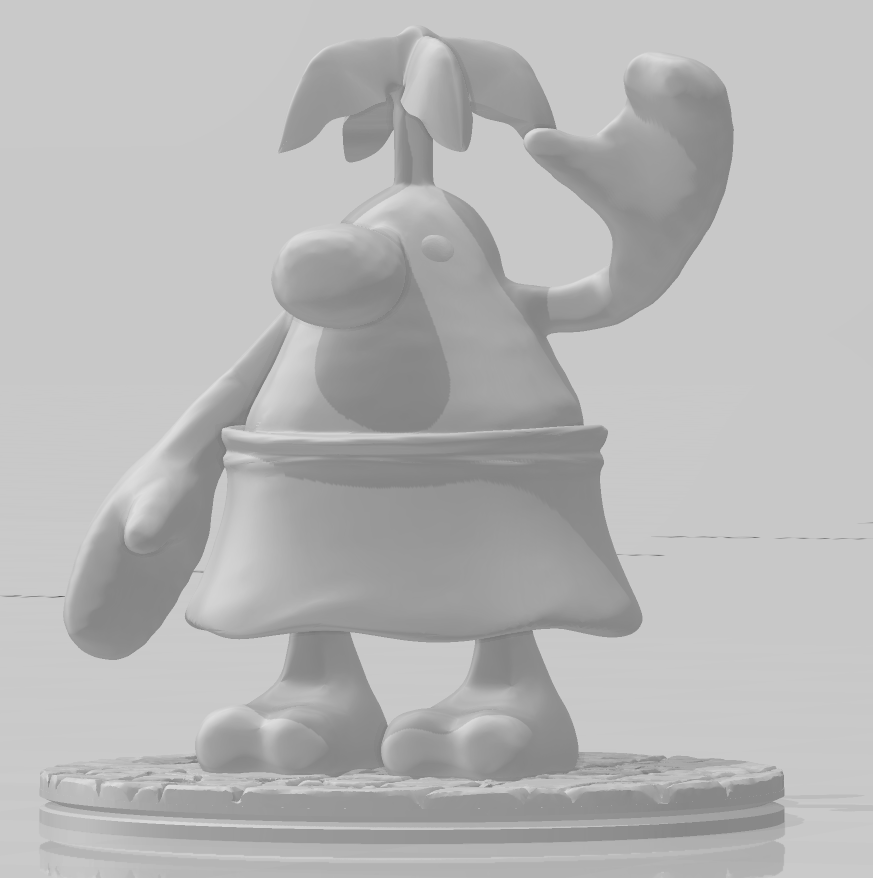 Waving Pianta Mini Figure by Photoroamer | Download free STL model ...