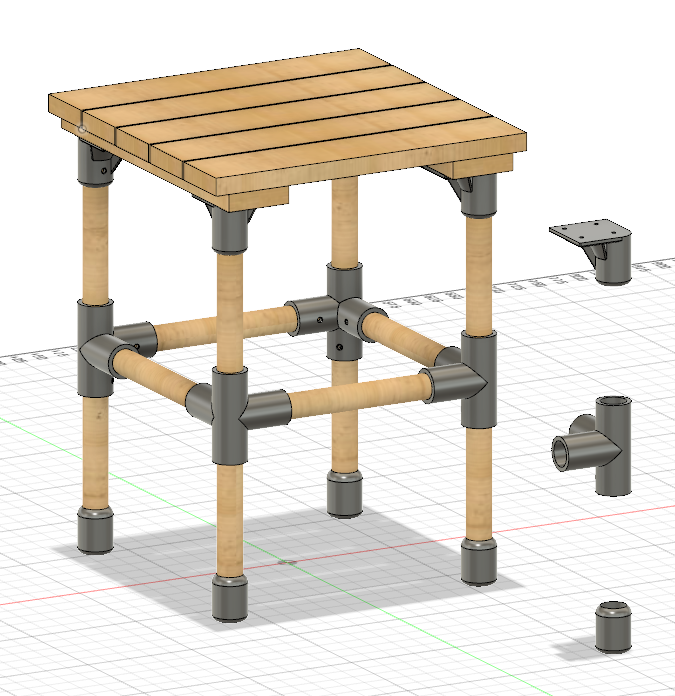 Stool by gillis | Download free STL model | Printables.com
