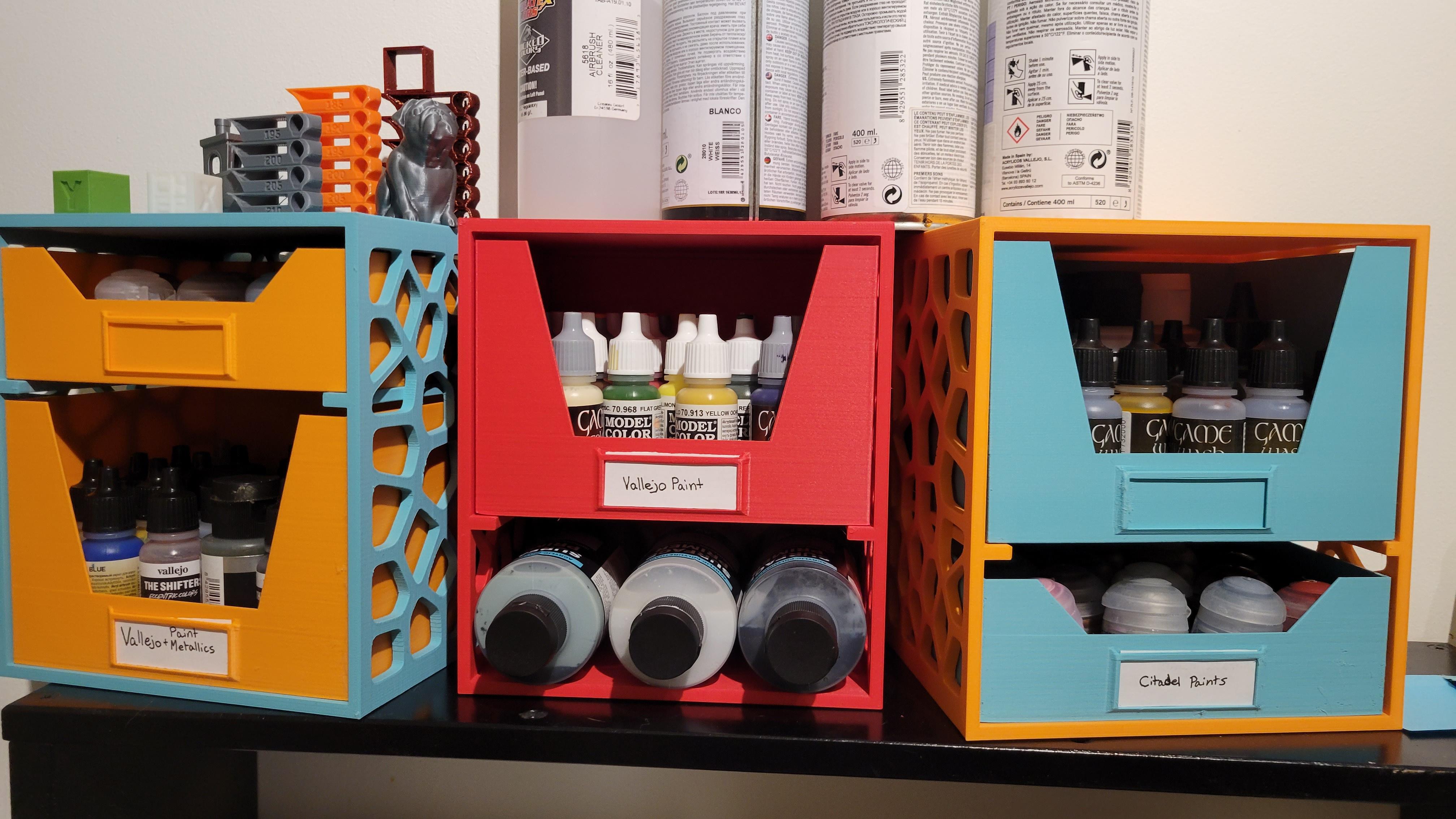 Voronoi Shelf with Drop-In Label Slots by Benster | Download free STL ...