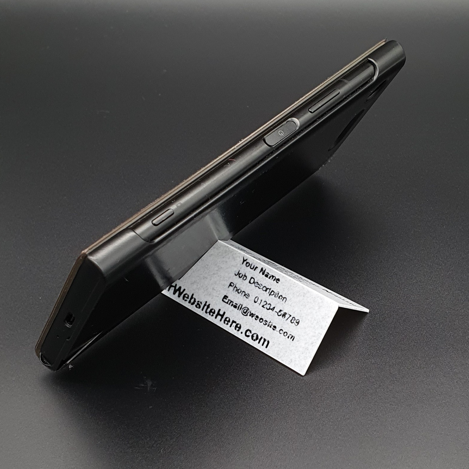 Business Card Phone Stand (personalizable) by DasMia | Download free ...