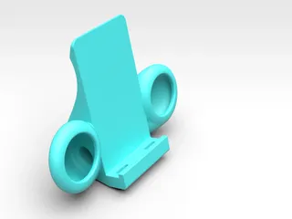 Phone stand with speaker by JaS | Download free STL model | Printables.com