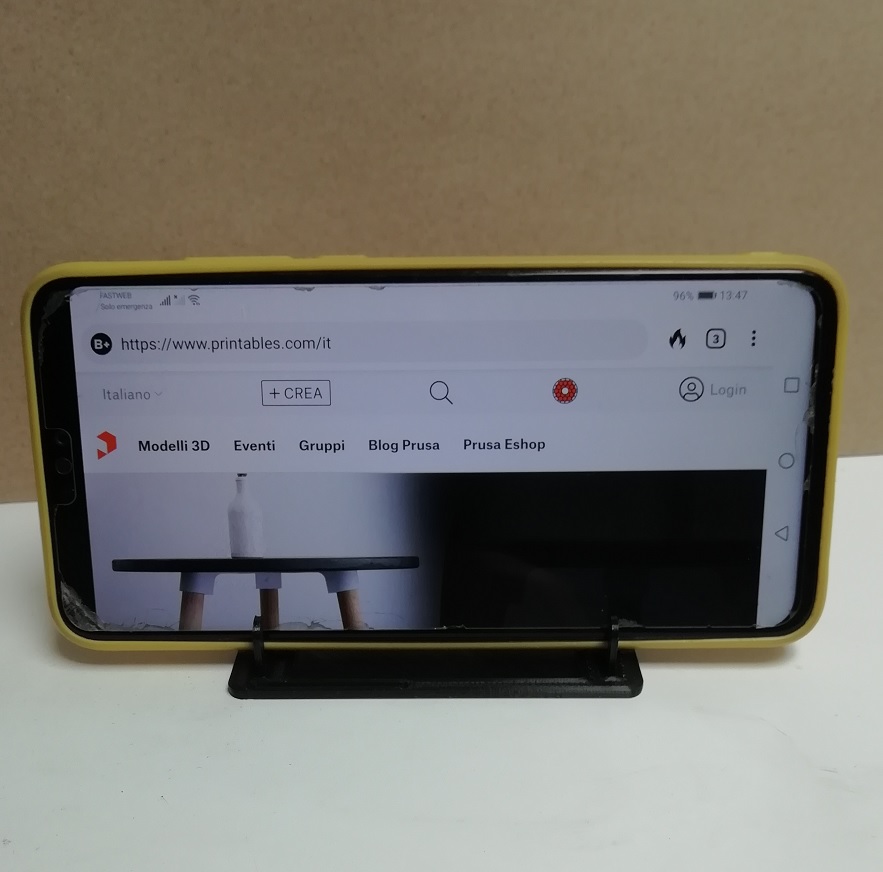 credit card shaped, foldable, portrait and landscape phone stand by ...
