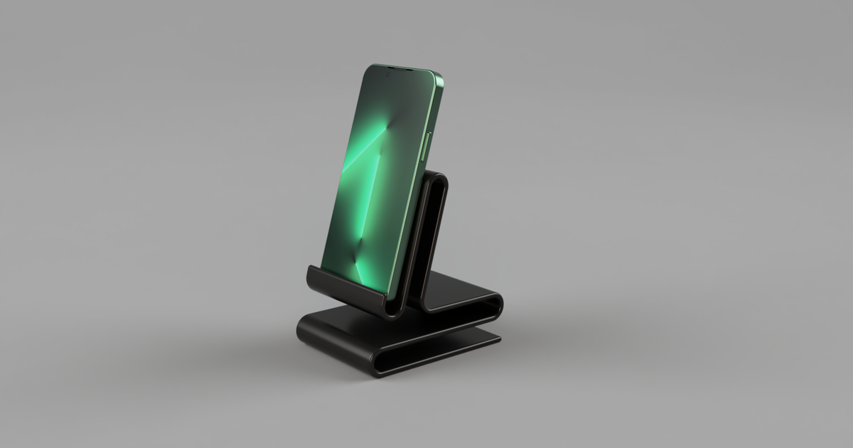 Another Wavy Phone Stand by Peterson Daughtry | Download free STL model ...