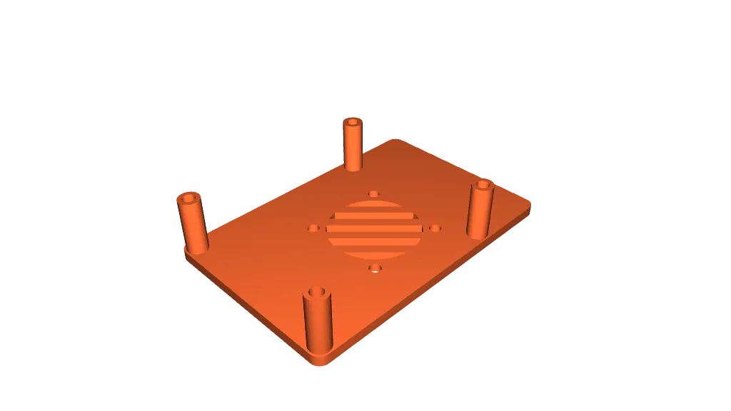 Pi Rack mount laser cut by Marvin | Download free STL model ...