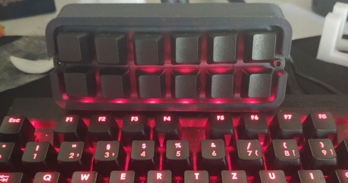Streamdeck Cheap 12 Buttons By Marvin Download Free Stl Model