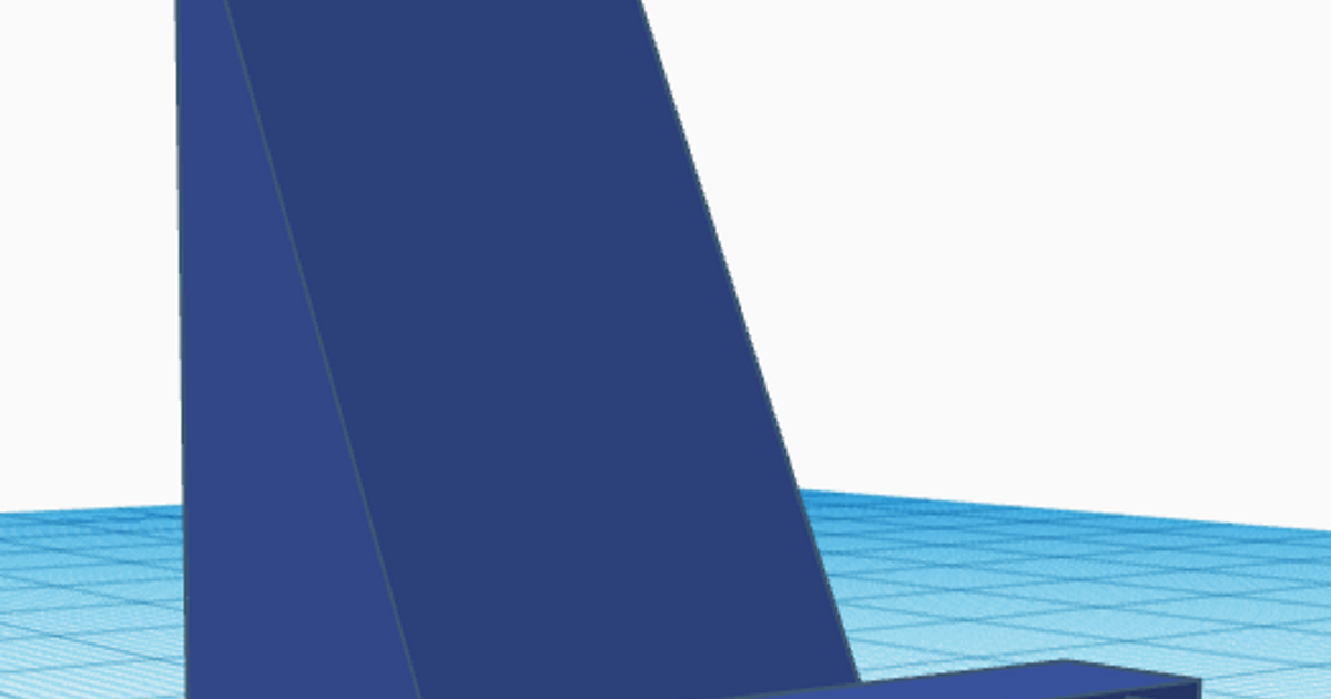 Phone Holder by Phantom Printer | Download free STL model | Printables.com