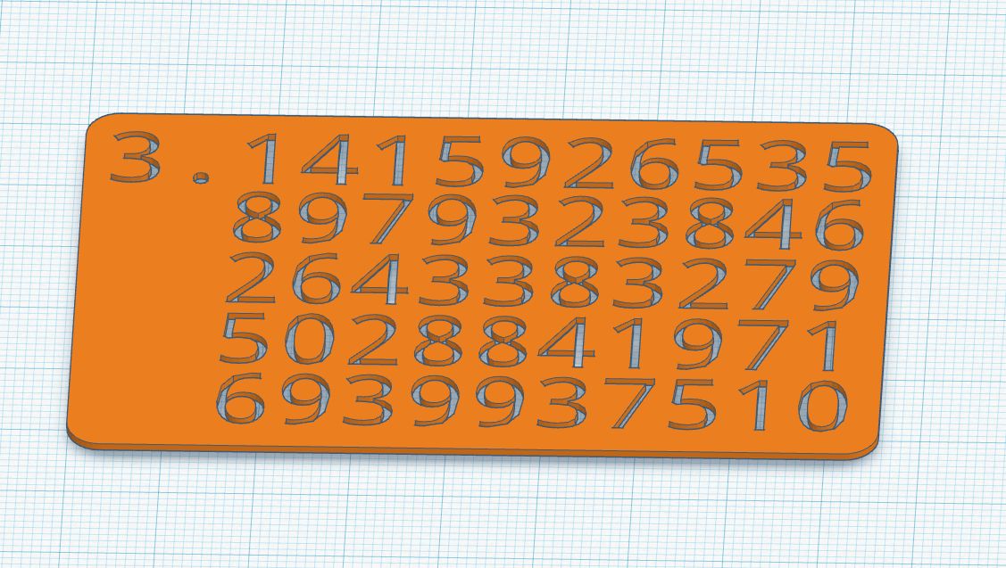 PI CART FIRST 50 NUMBERS by gizzy | Download free STL model ...