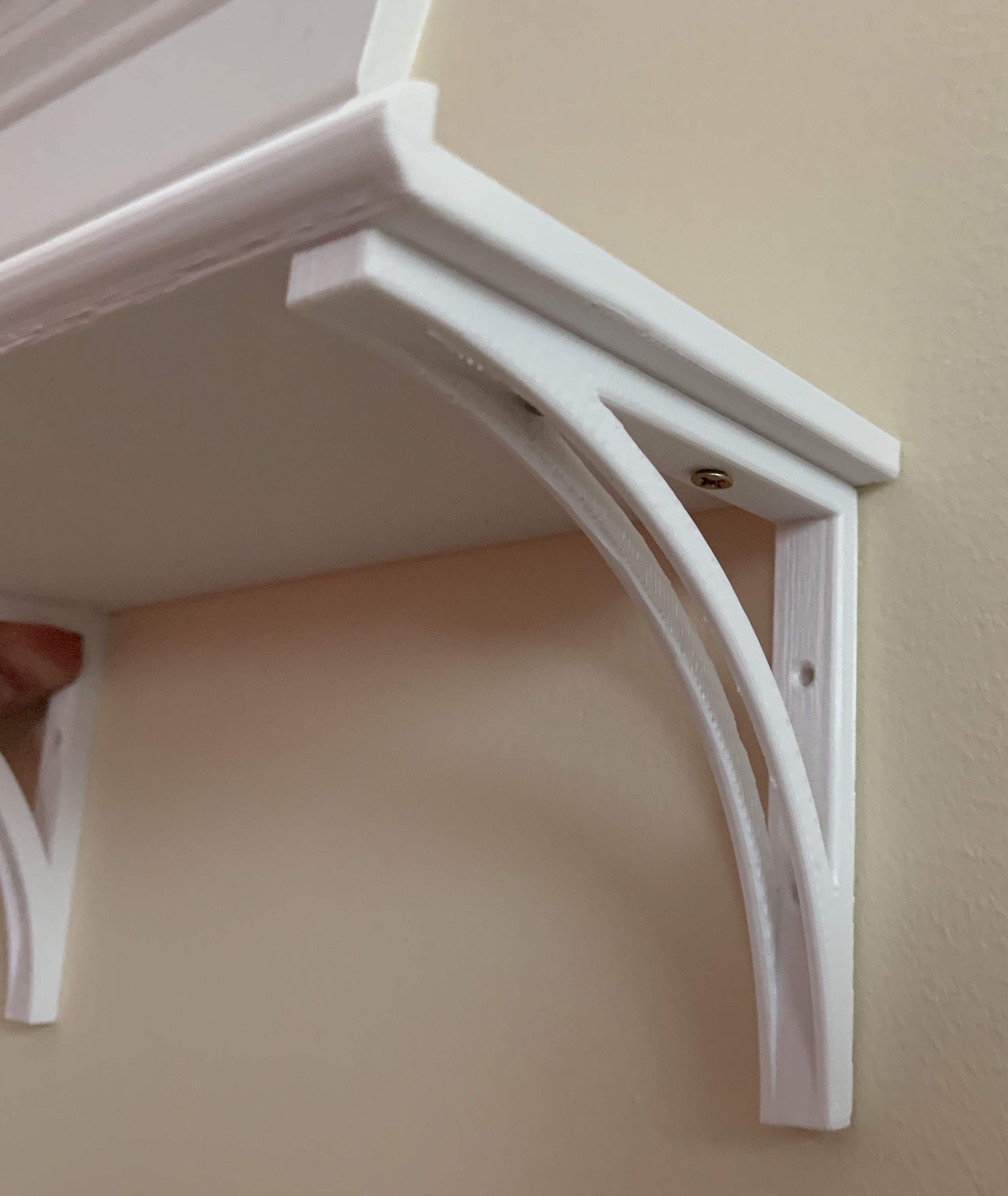 Micro shelf with bracket and lip by jslevene | Download free STL model ...