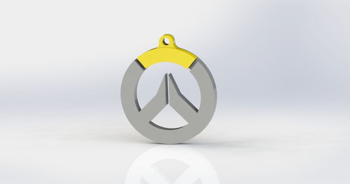 Overwatch Keychain by SomePrintrNoob | Download free STL model ...