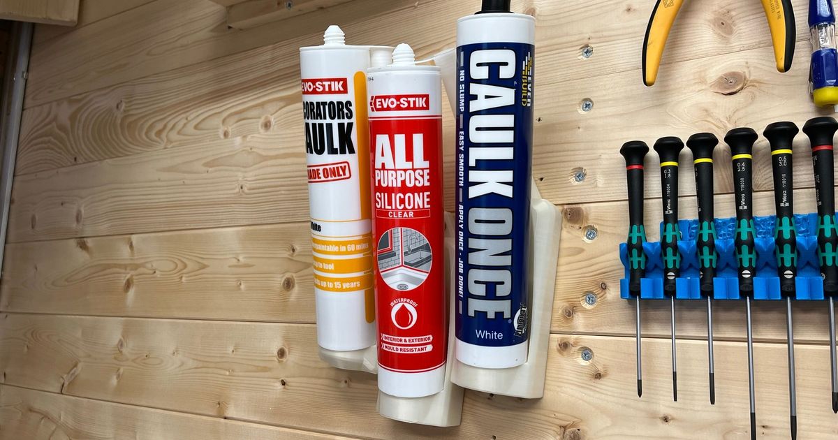 MYTRA Caulk Tube Holder by Scheimann | Download free STL model ...