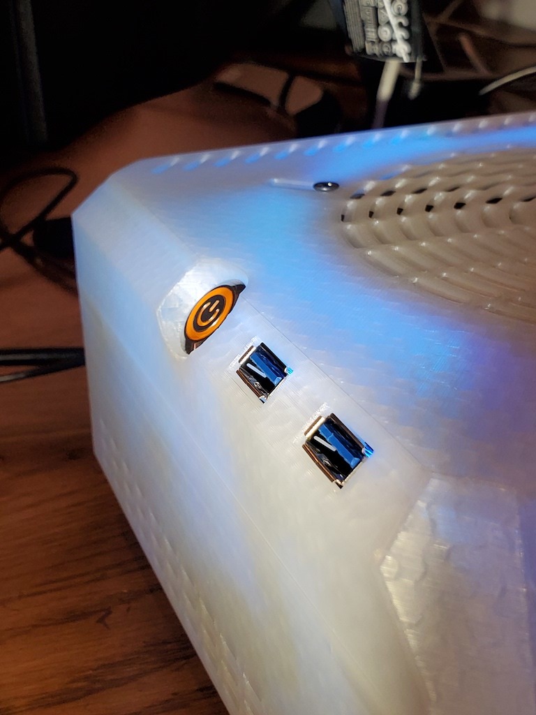 MiniITX PC Case V2 with 140mm Case Fan and Low Profile PCIe Card by ...
