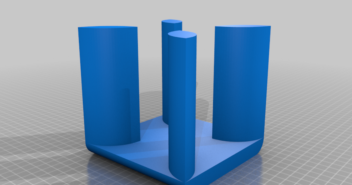 Simple desk riser (coffee table) by Stoneman | Download free STL model ...