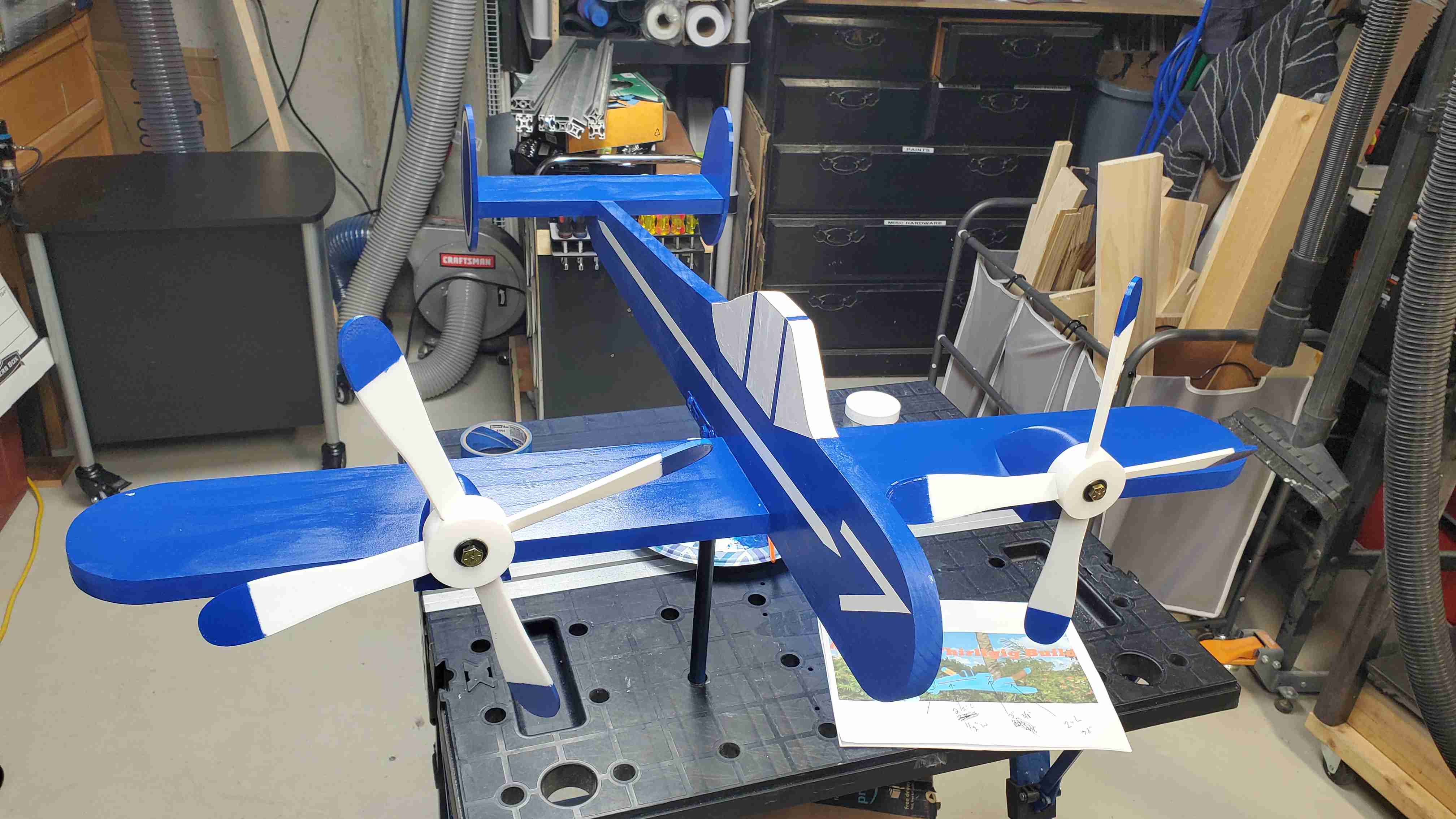 Hybrid Wind Spinner Airplane by trexlertechie | Download free STL model ...