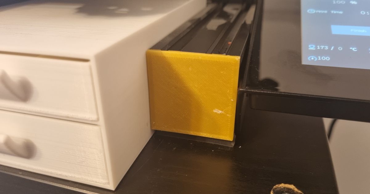 Ender 3 Pro - Frame End Cup Plug by Zkaza | Download free STL model ...