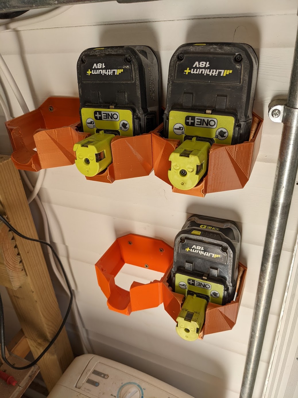 Ryobi 18v battery holder by remington | Download free STL model ...