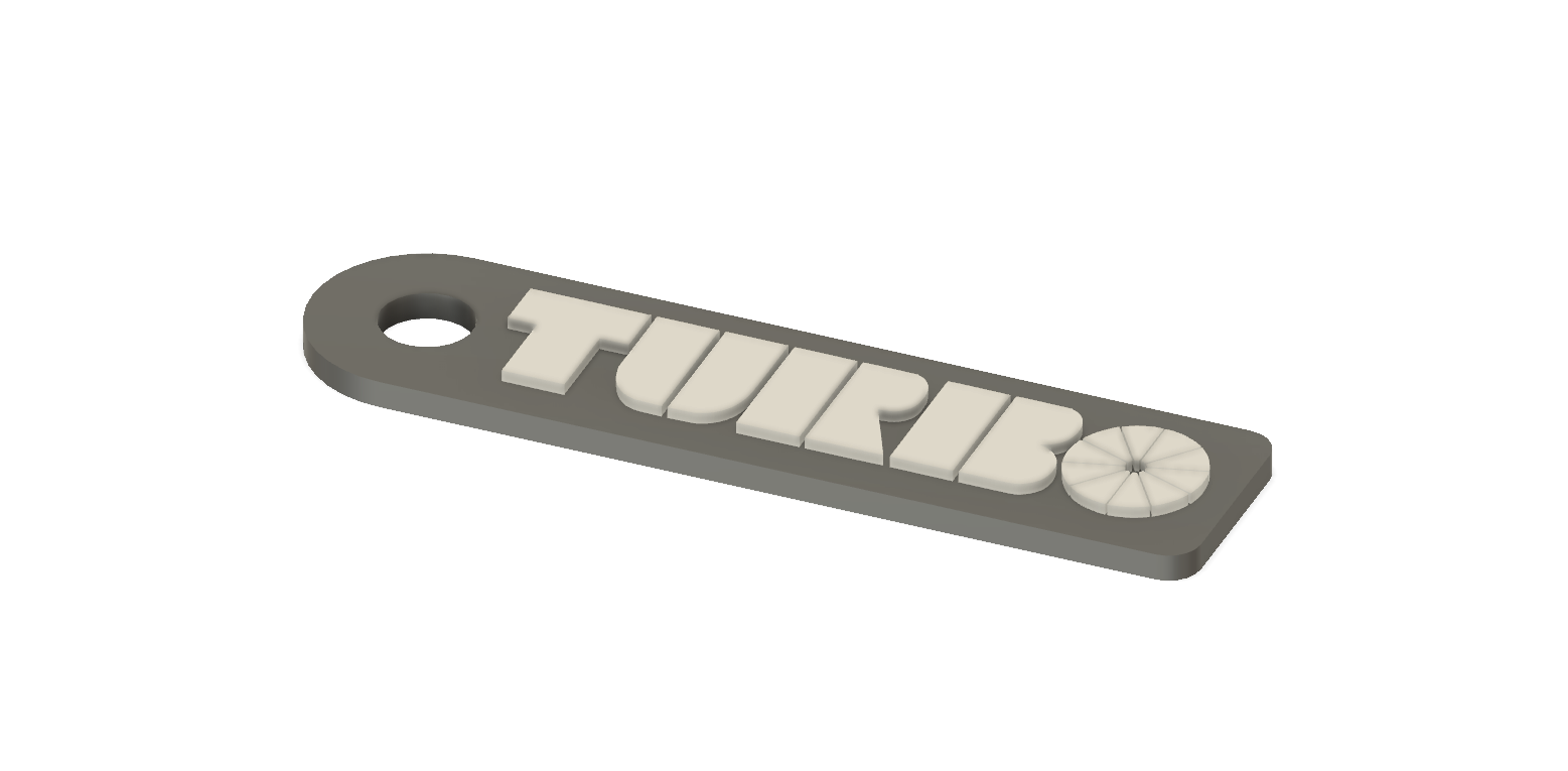 Saab Turbo Keychain by madsvodder7922 | Download free STL model ...