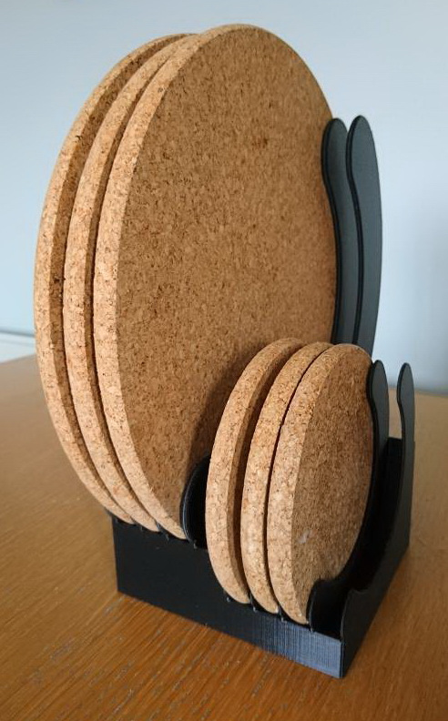 Table mat/drink coaster rack by nosmarb | Download free STL model ...