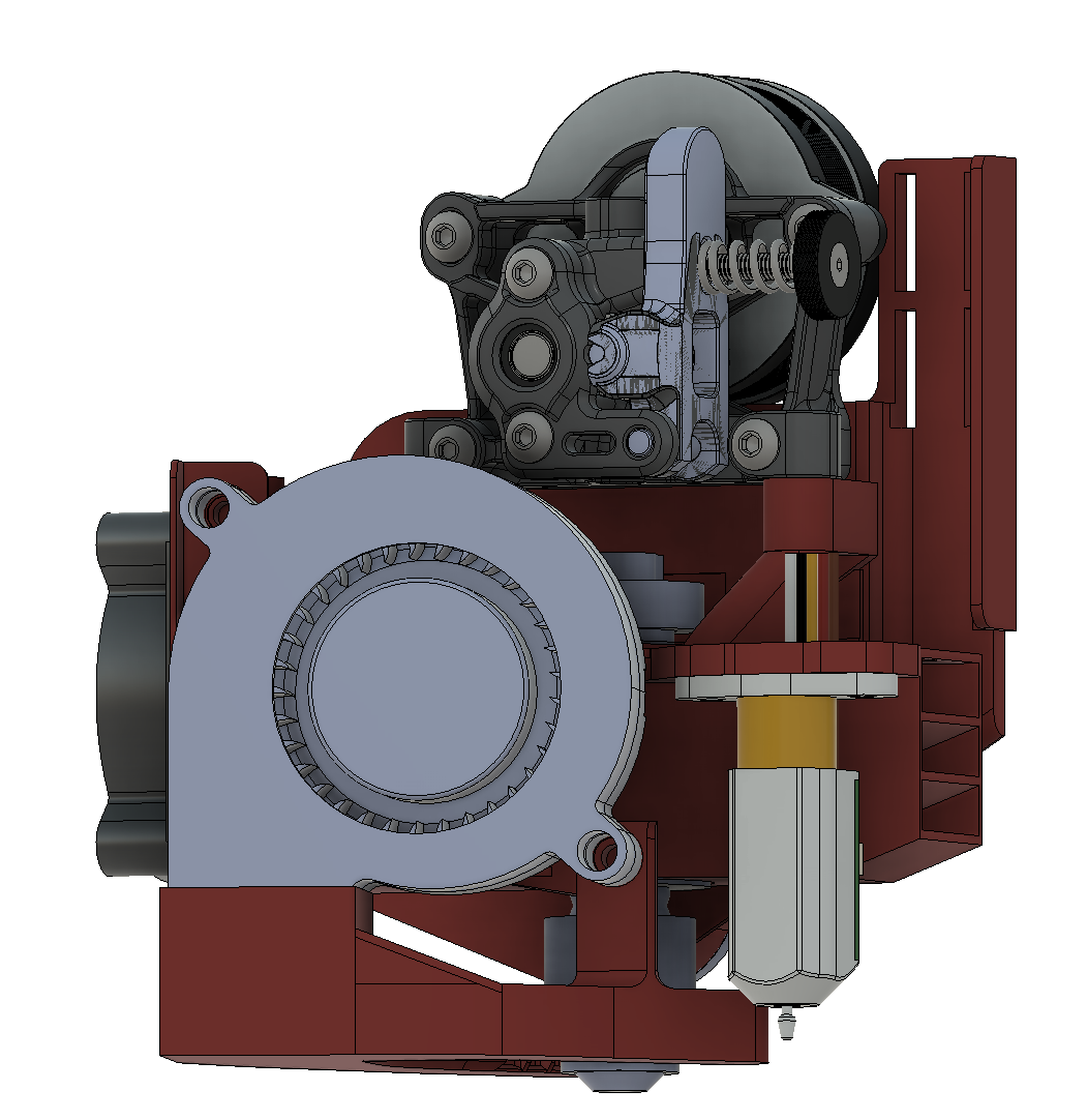 DanAnd's Mount for E3D Revo Micro, Sherpa-Mini, Creality Ender3, CR10 ...