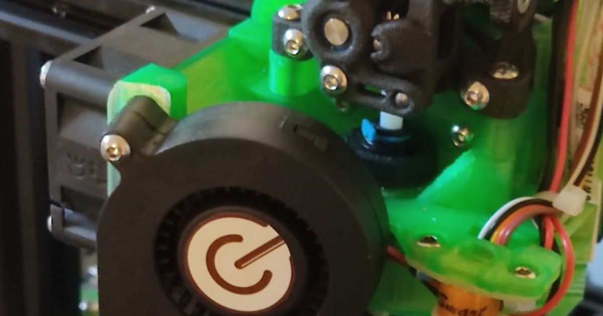 DanAnd's Mount for E3D Revo Micro, Sherpa-Mini, Creality Ender3, CR10 ...