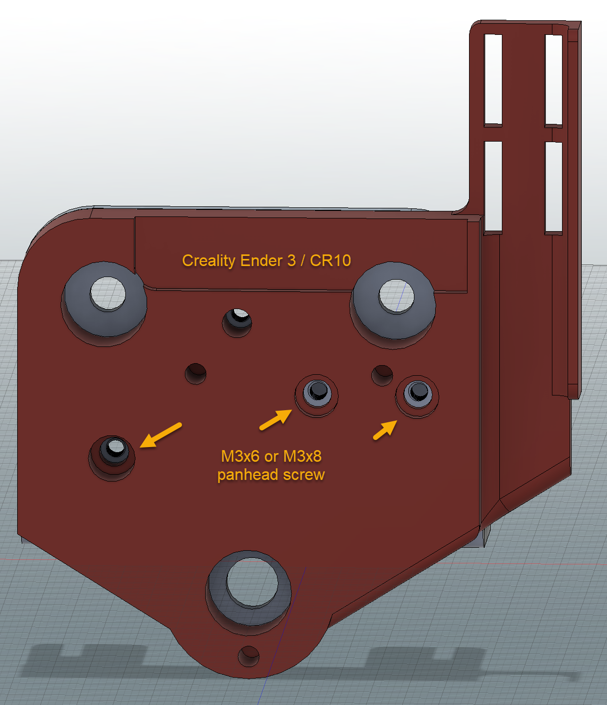 Danands Mount For E3d Revo Micro Sherpa Mini Creality Ender3 Cr10 Or Sunlu S8 Bowden Setup