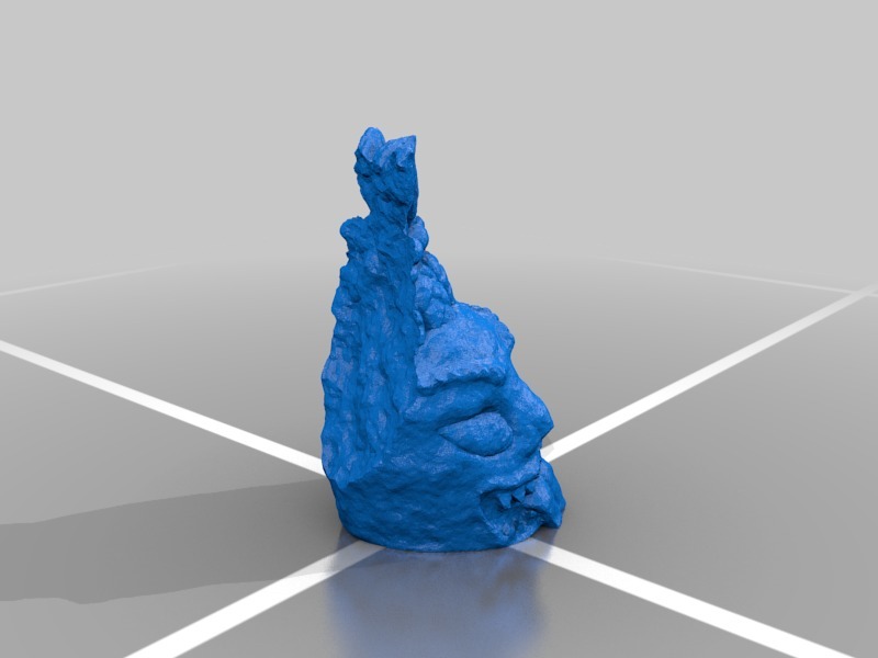 Crumbled jungle statue by Terrain4Print | Download free STL model ...