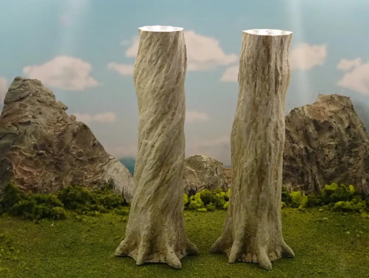 Vegetation B - Giant tree trunks by Terrain4Print | Download free STL ...