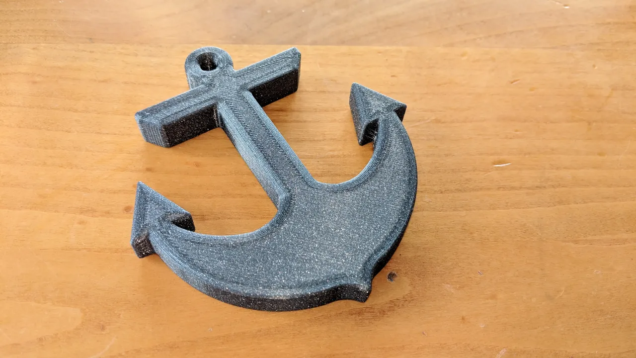 Anchor - nautical key float / buoy by Petclaud | Download free STL ...