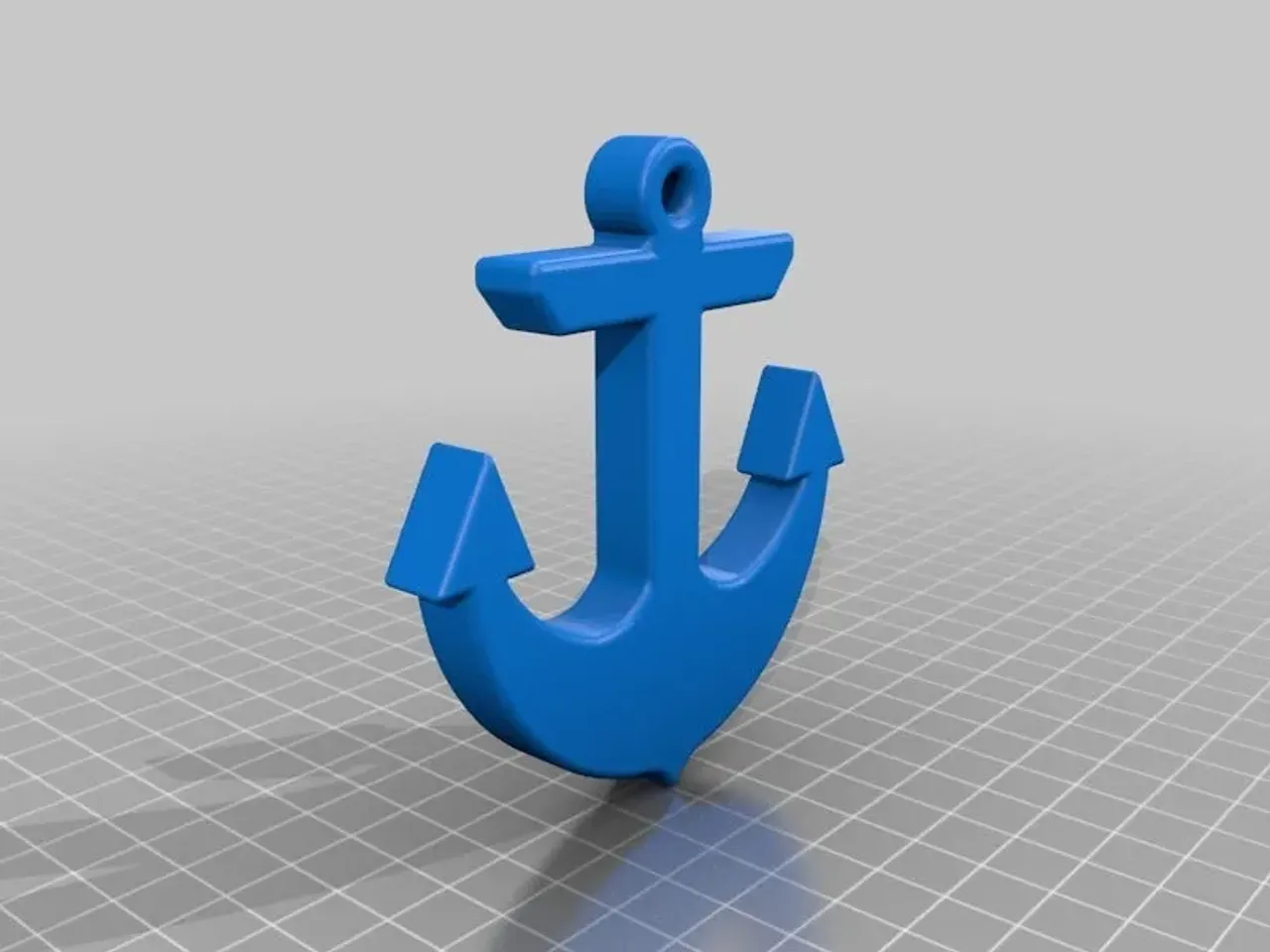 Anchor - nautical key float / buoy by Petclaud | Download free STL ...