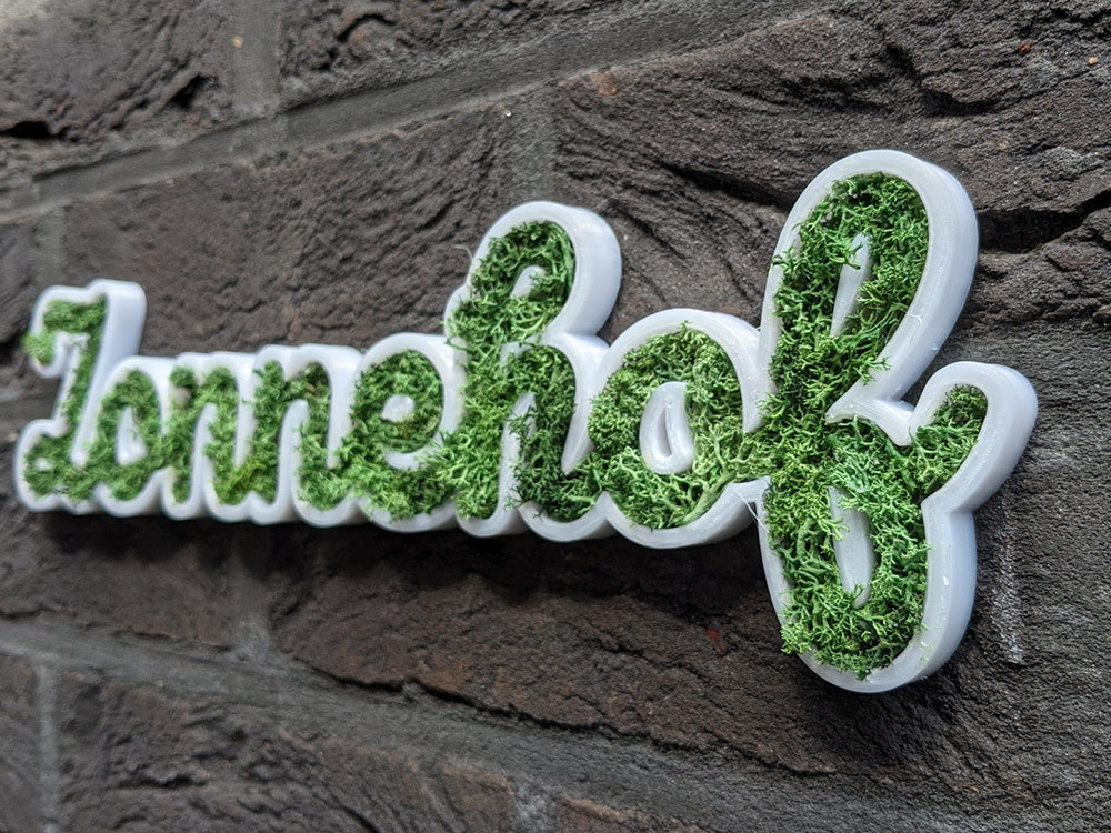Plant-filled sign by Miss-Art3mis | Download free STL model ...