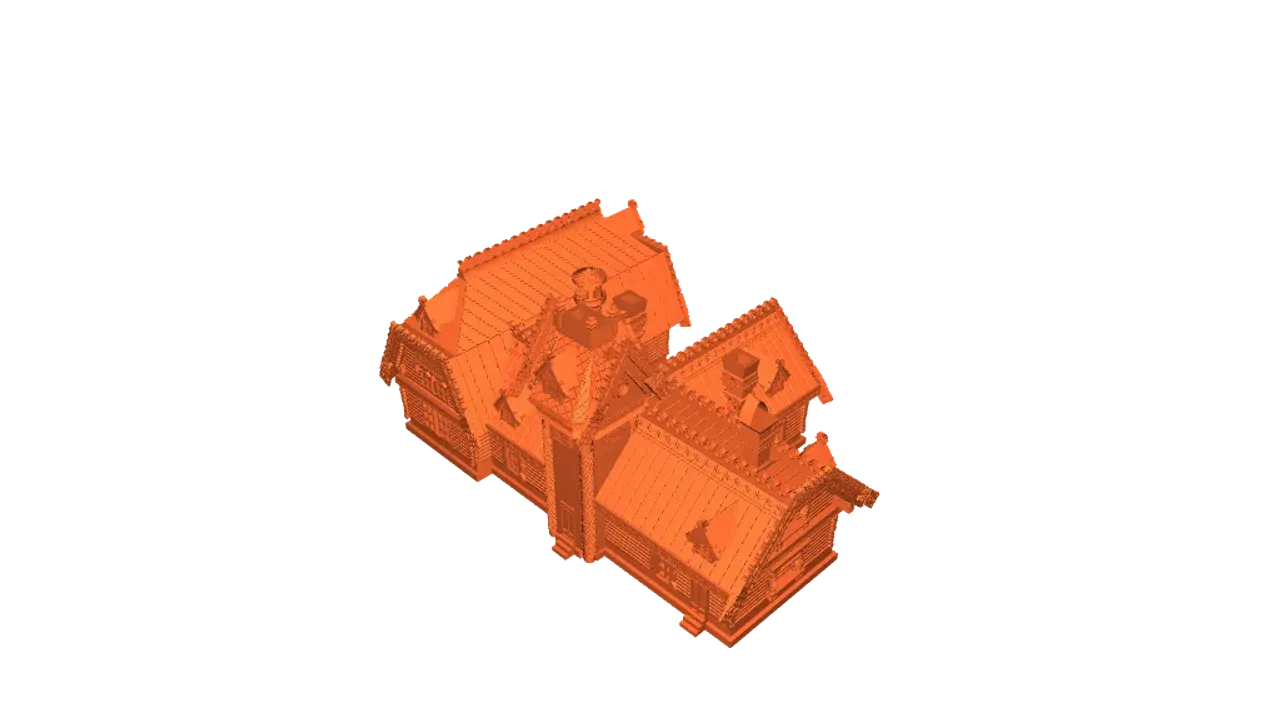 Old house by David Kisel | Download free STL model | Printables.com